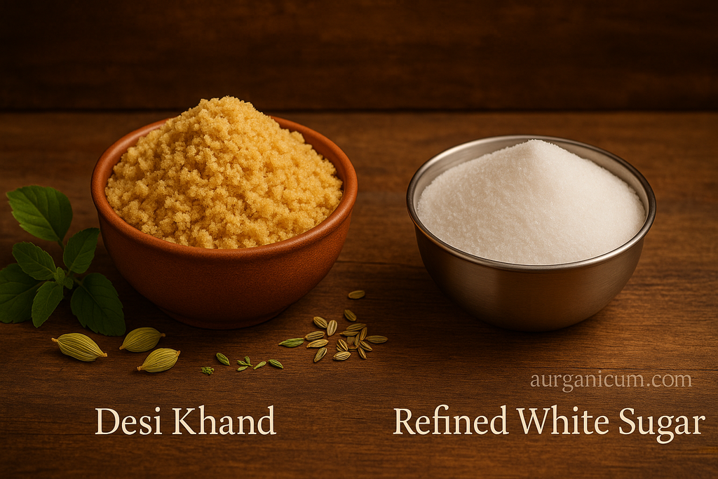 Is Desi Khand Really Healthier? Here's What Ayurveda Says – Aurganicum